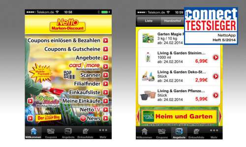 Netto-App im Test - connect