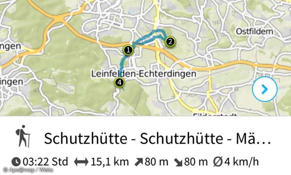 Ape@map Outdoor-Navigation im Test - connect