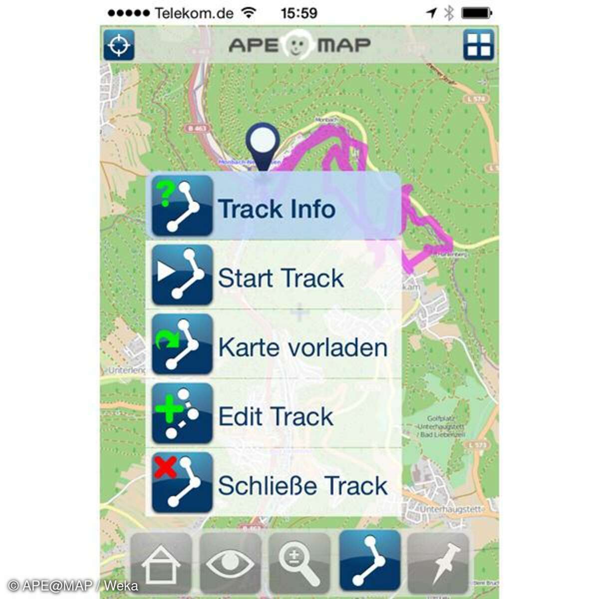 Ape@MAP - Outdoor Navigation - connect