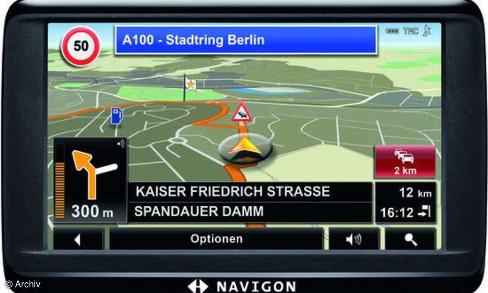 Navigon 70 Easy im Test - connect