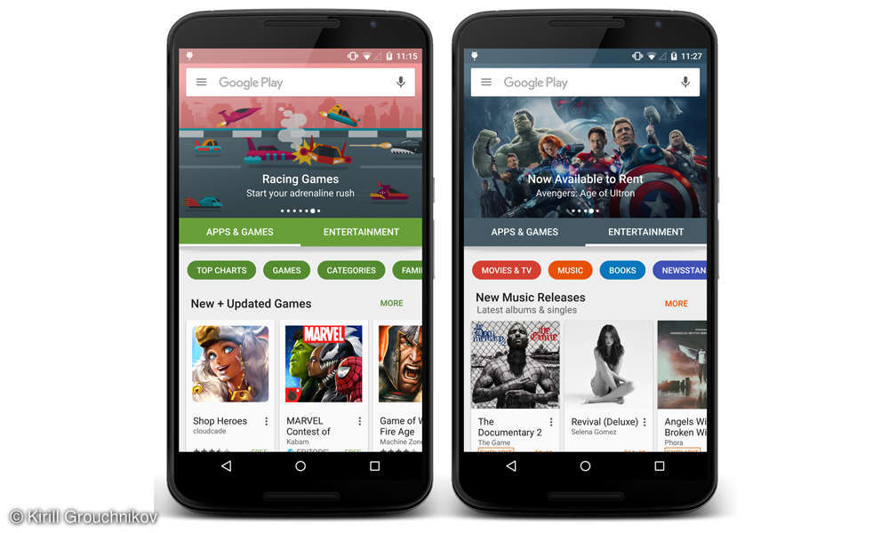 Google arbeitet am Redesign des Play Store - connect
