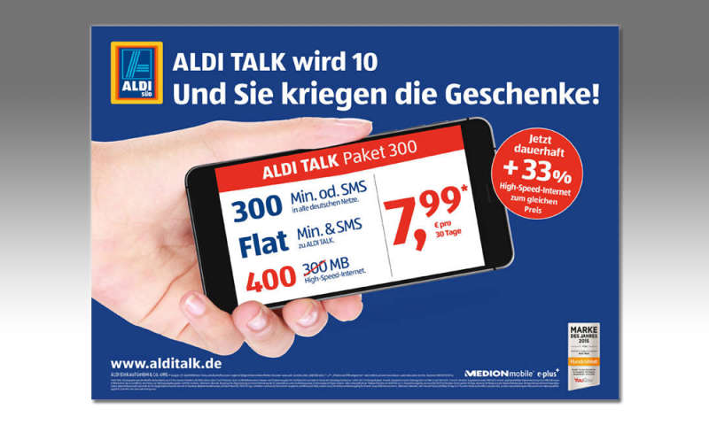 Aldi Talk Tarifpakete bieten mehr Datenvolumen - connect