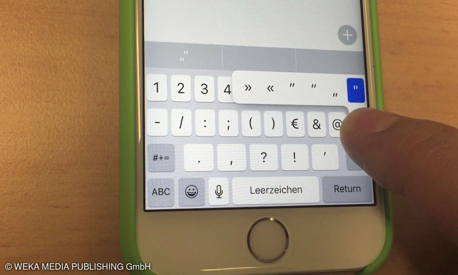 iPhone-Tastatur-Trick: Versteckte Zeichen finden, Sonderzeichen ...