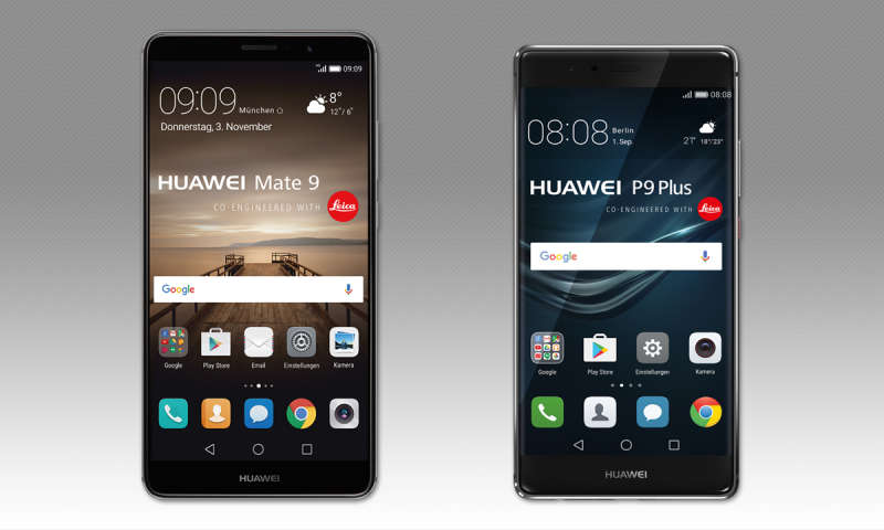 Huawei P9 Plus vs. Huawei Mate 9 - connect
