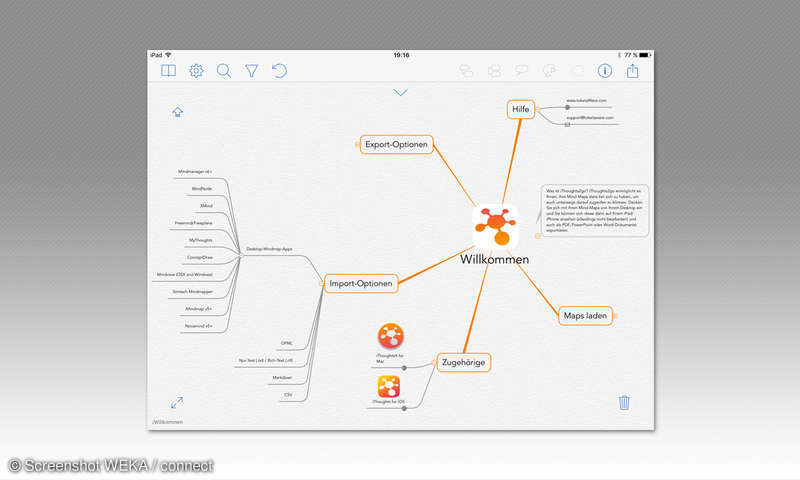 iThoughts Mindmapping-App im Test - connect