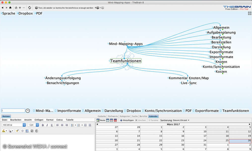 TheBrain Mindmapping-App im Test - connect