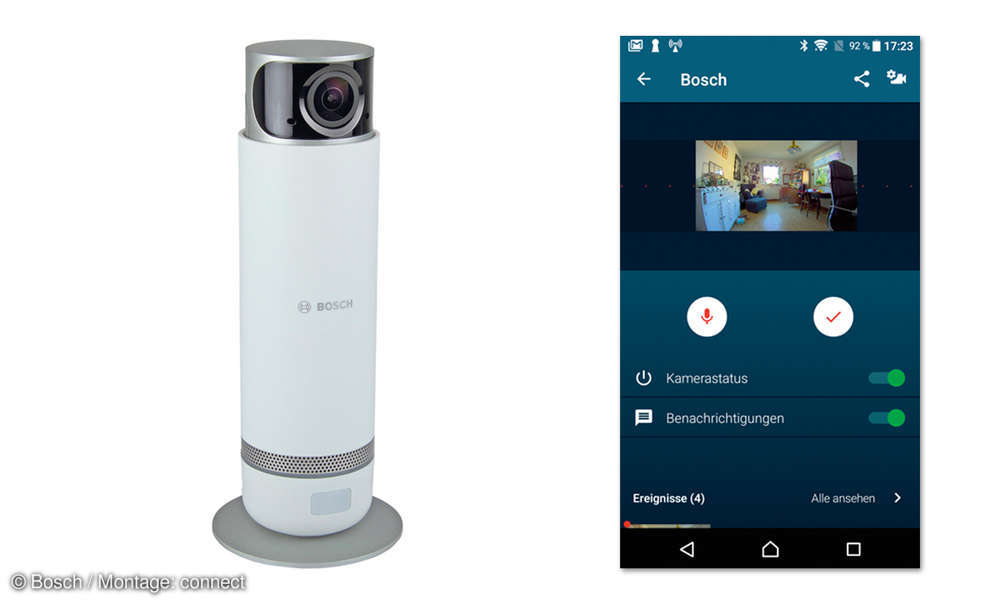 Bosch 360° Innenkamera im Test - connect