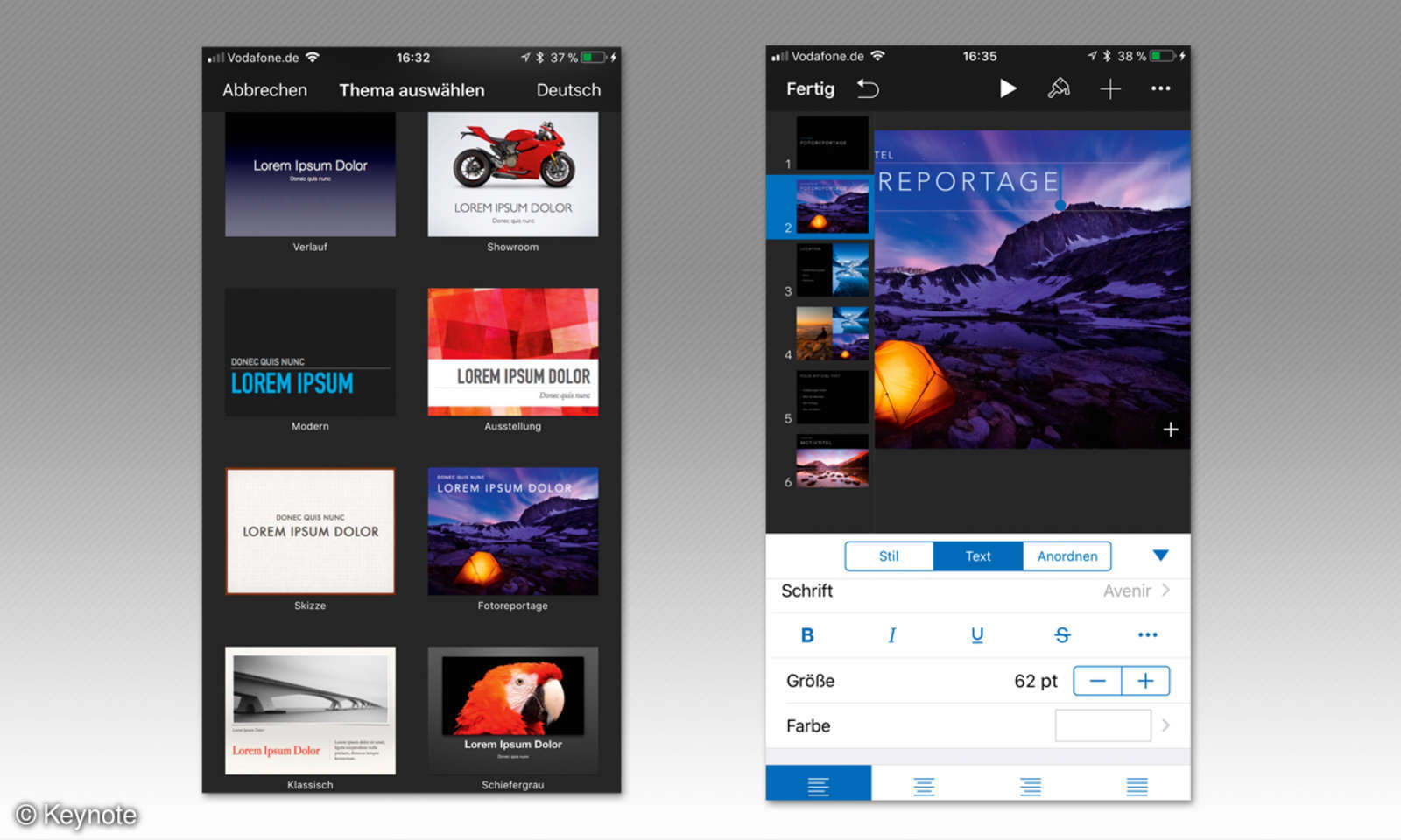 Keynote im Test - connect