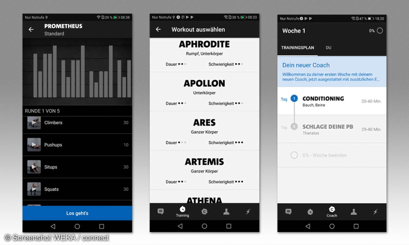 Freeletics Bodyweight im Test - connect