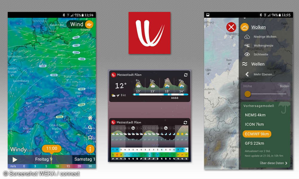 Wetter-App: Windy im Test - connect