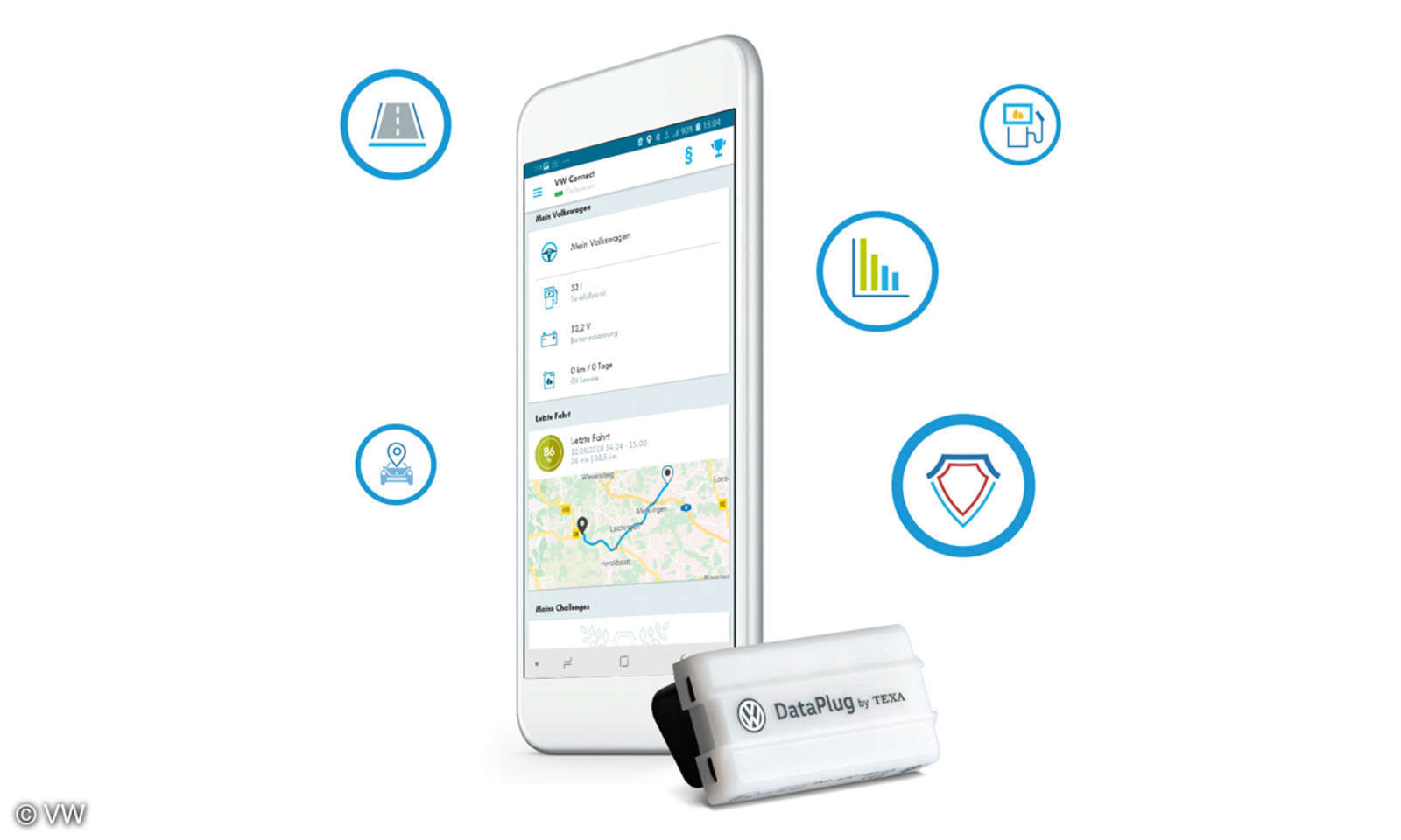 VW Connect: Volkswagen-Auto mit dem Smartphone vernetzen - connect