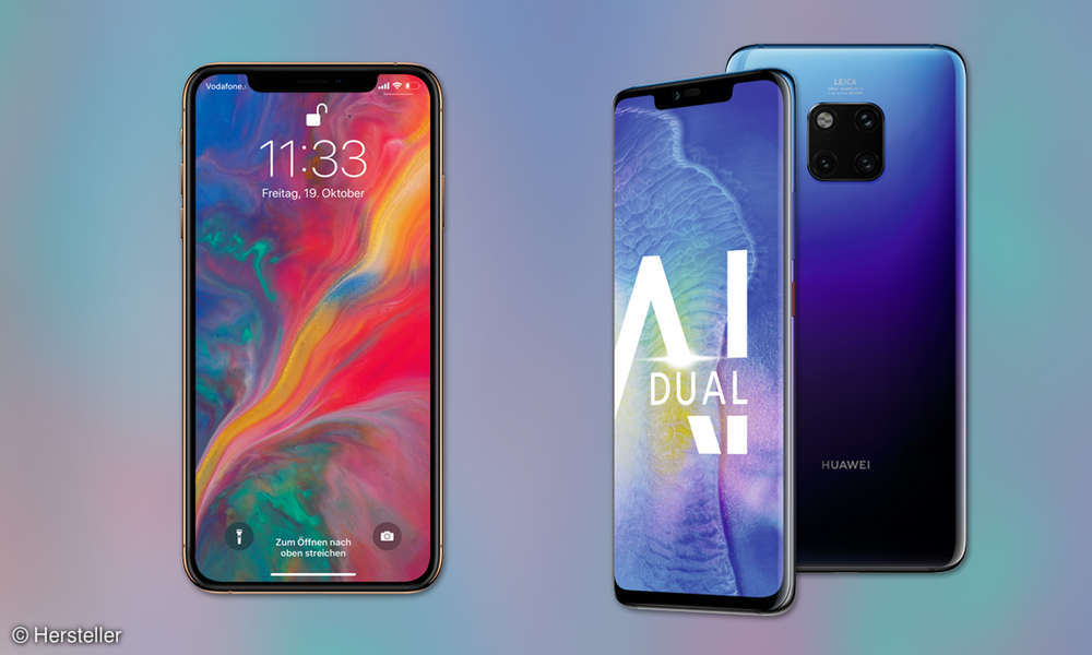 Samsung Galaxy Note 9 vs Huawei Mate 20 Pro - connect