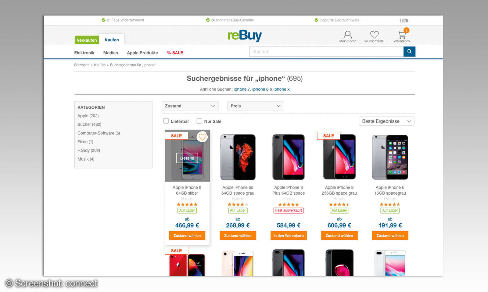 Rebuy im Test - connect