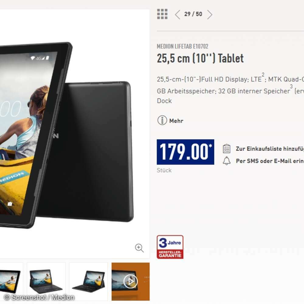 Medion Lifetab S7851/S7852 (MD98675) im Test - connect