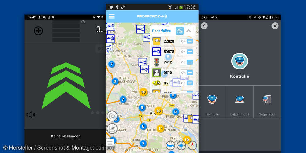 Die besten Blitzer-Apps für Android und iOS - connect