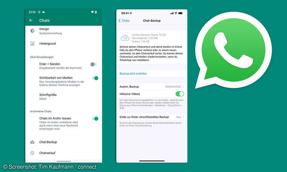 WhatsApp: Backup anlegen und Chatverlauf wiederherstellen - connect