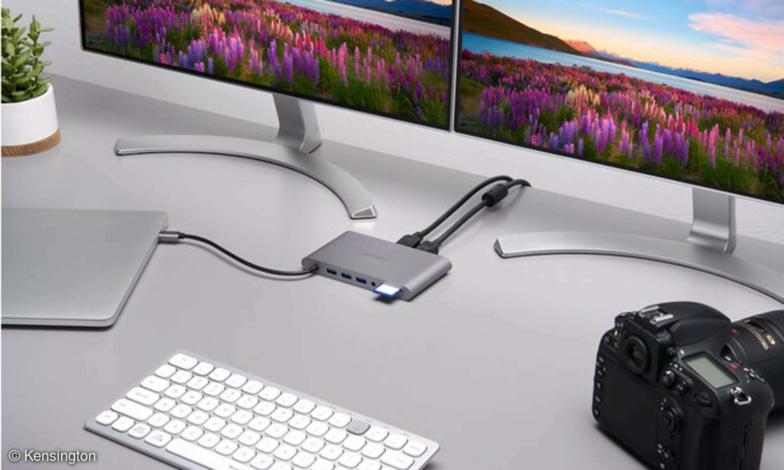 Kensington UH1440P im Test: mobile Dockingstation für zwei Monitore ...