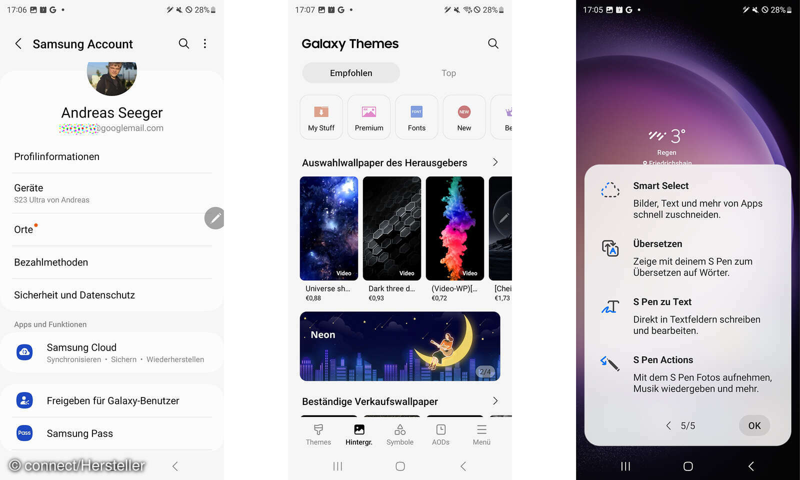 Königsklasse: Samsung Galaxy S23, S23+ und S23 Ultra im Test - connect
