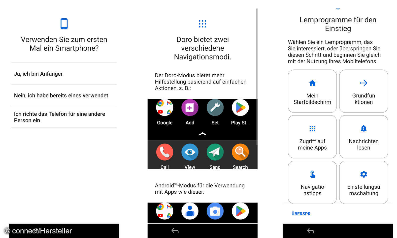 Senioren-Smartphone: Doro 8200 im Test - connect