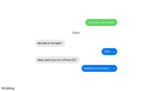 iMessage ab sofort für Nothing Phone verfügbar - connect