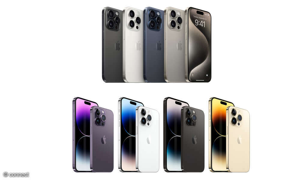 Apple iPhone 15 Pro Max vs. iPhone 14 Pro Max im Vergleich - connect