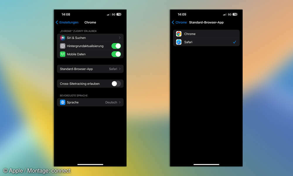 iOS 17.4: Standard-Browser auf dem iPhone ändern - connect