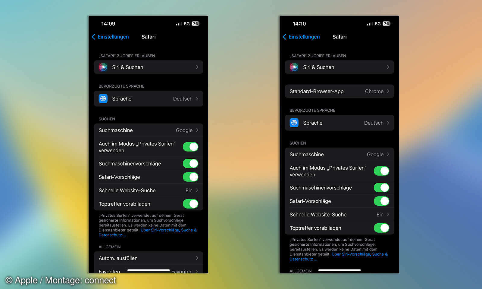 iOS 17.4: Standard-Browser auf dem iPhone ändern - connect