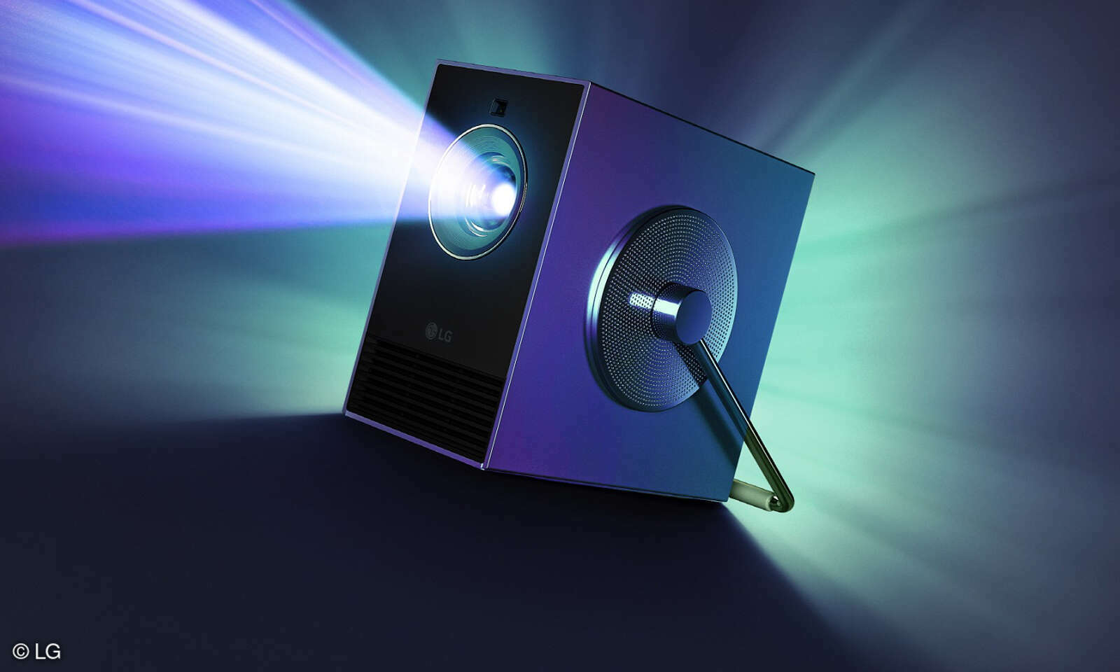 LG CineBeam Q - Flexibler Laser-Beamer mit raffiniertem Design - connect