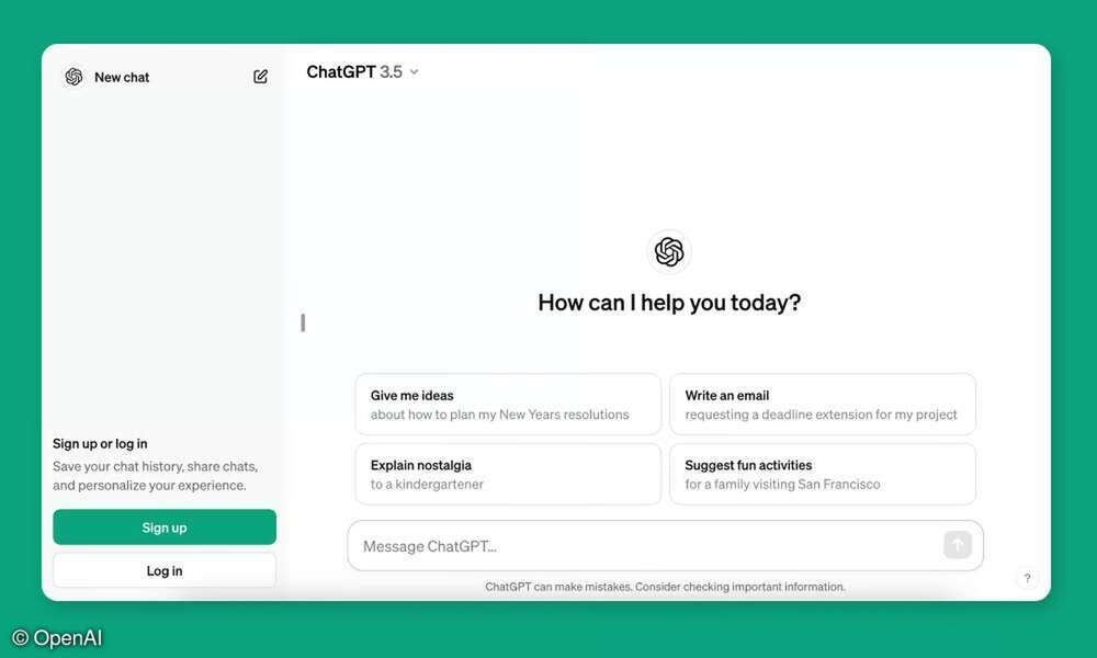 OpenAI: ChatGPT ab sofort ohne Anmeldung - connect