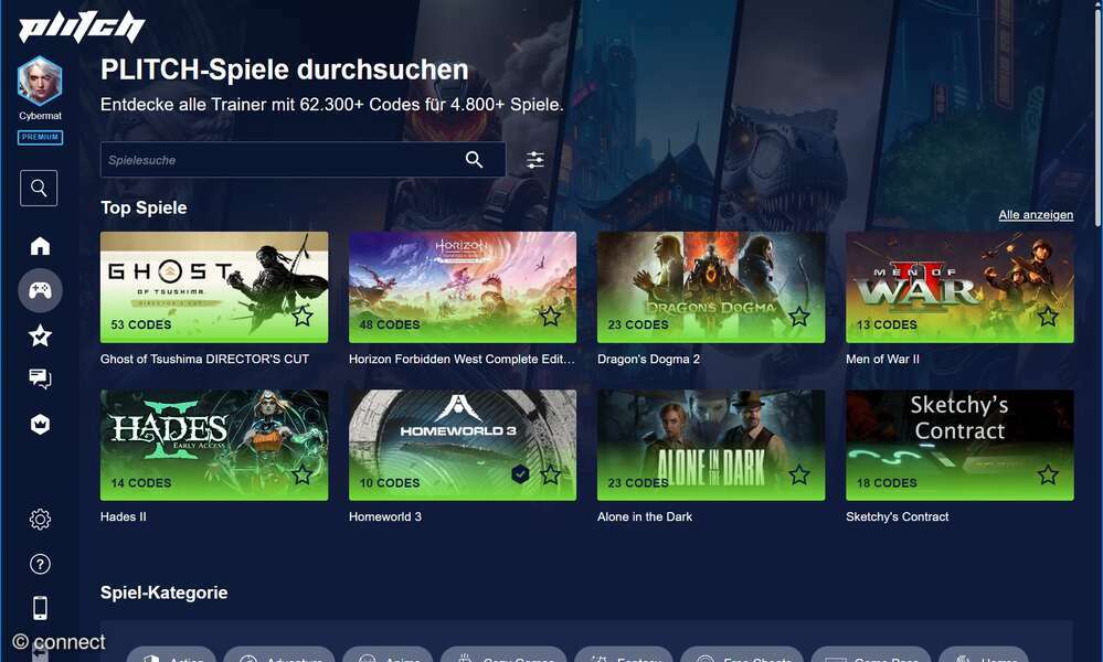 Plitch Premium im Test: Spielen nach den eigenen Regeln - connect