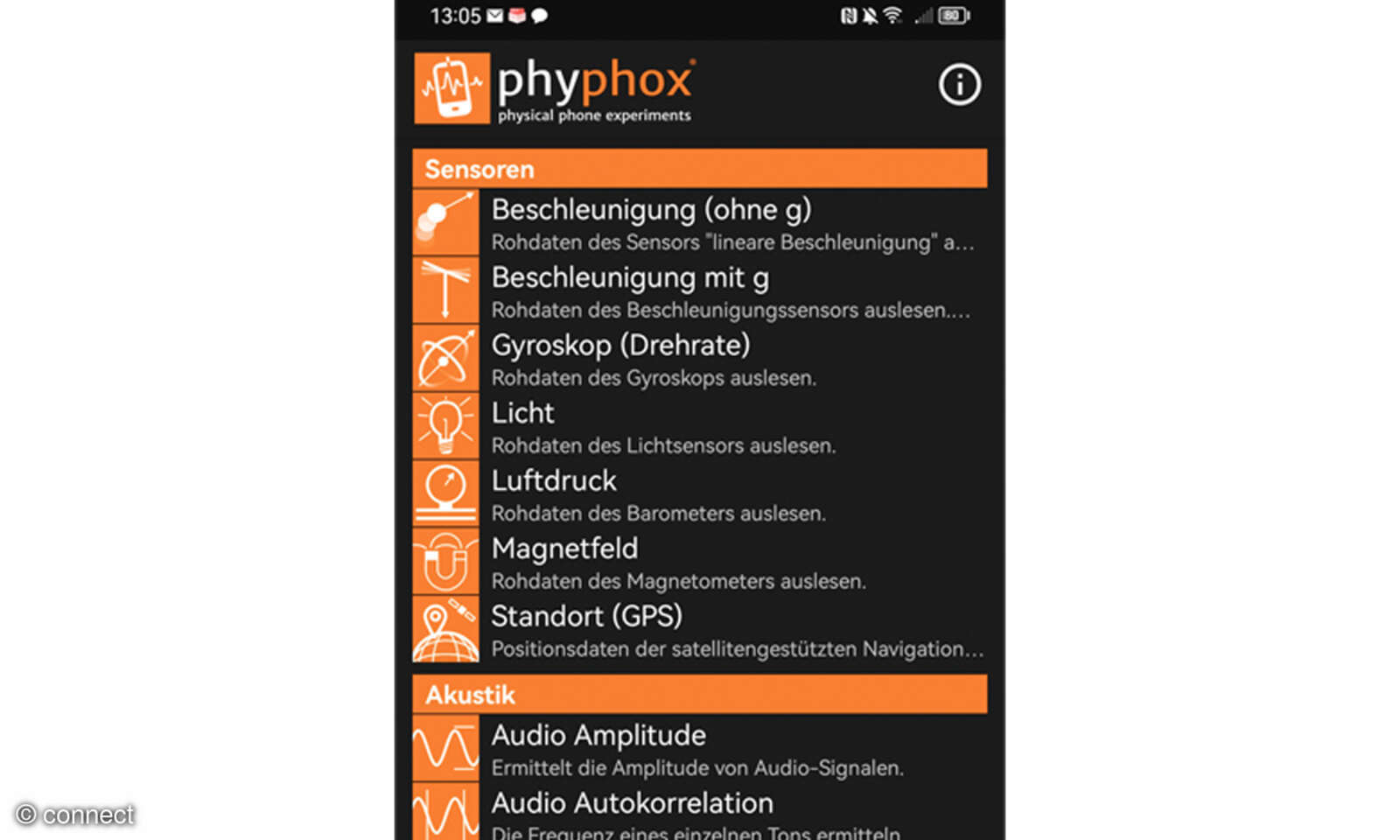Physikexperimente mit dem Smartphone - connect