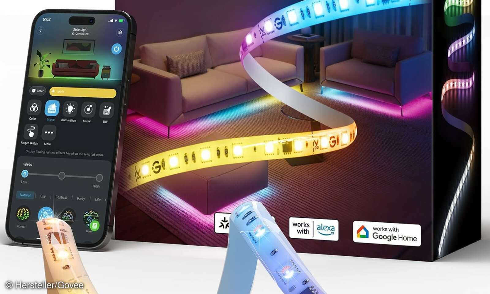 Govee Strip Light 2 Pro im Test - connect