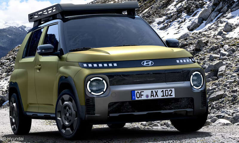 Hyundai Inster Cross: Kleines E-Auto mit Offroad-Look kommt - connect