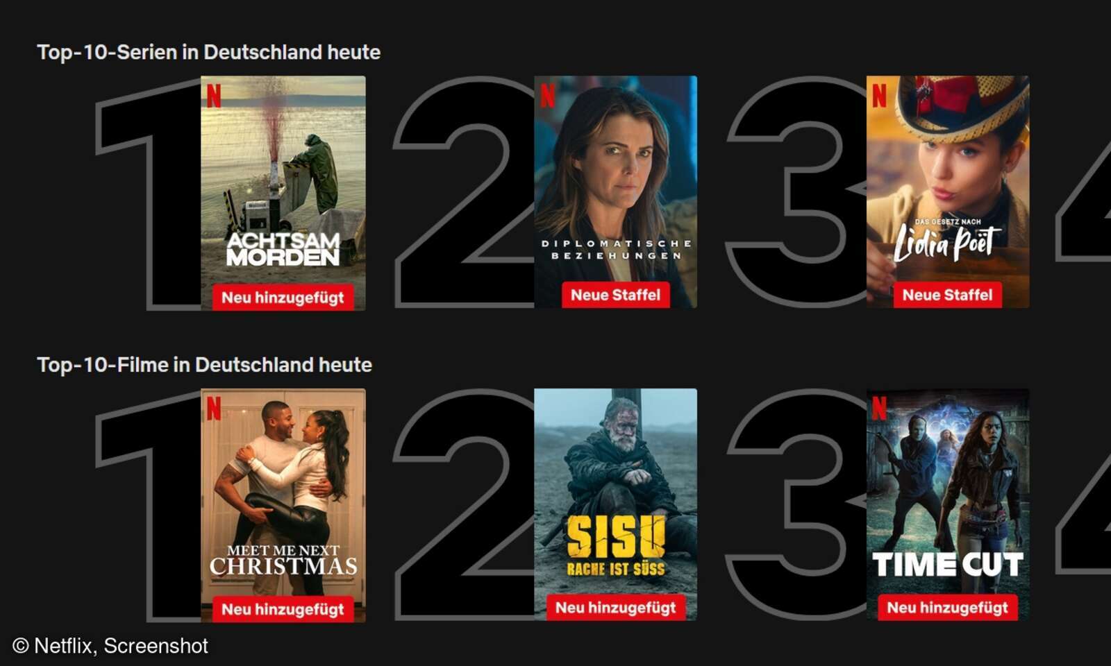 Netflix Top 10: Beliebteste Filme und Serien in Deutschland - connect