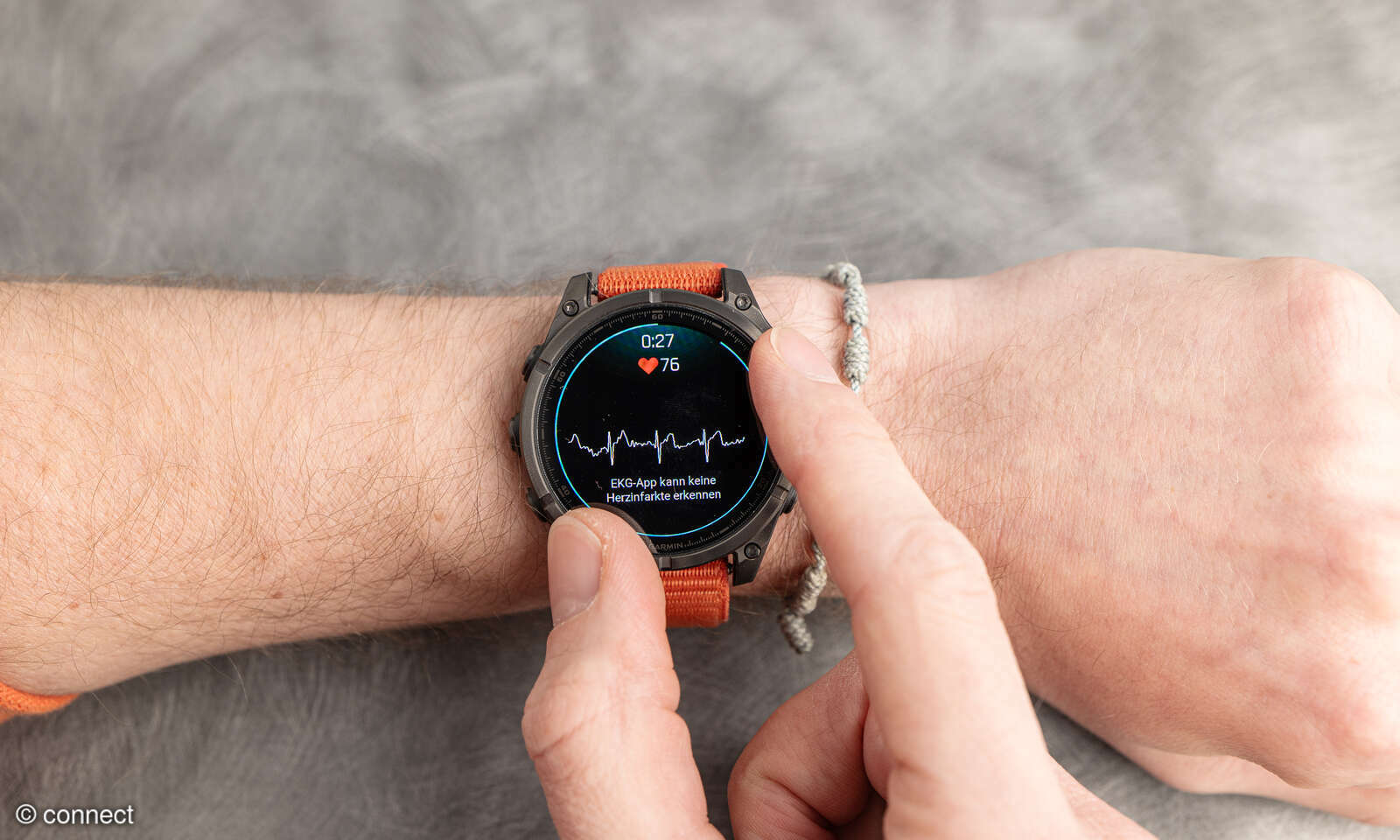 Ratgeber: Garmin EKG-Funktion an Fenix 8 freischalten - connect