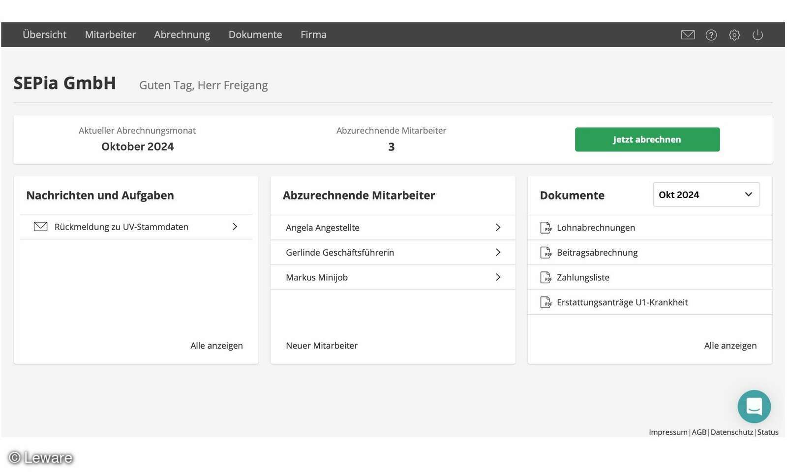 Lexware Office Lohn & Gehalt im Test: Lohnabrechnung für kleine ...