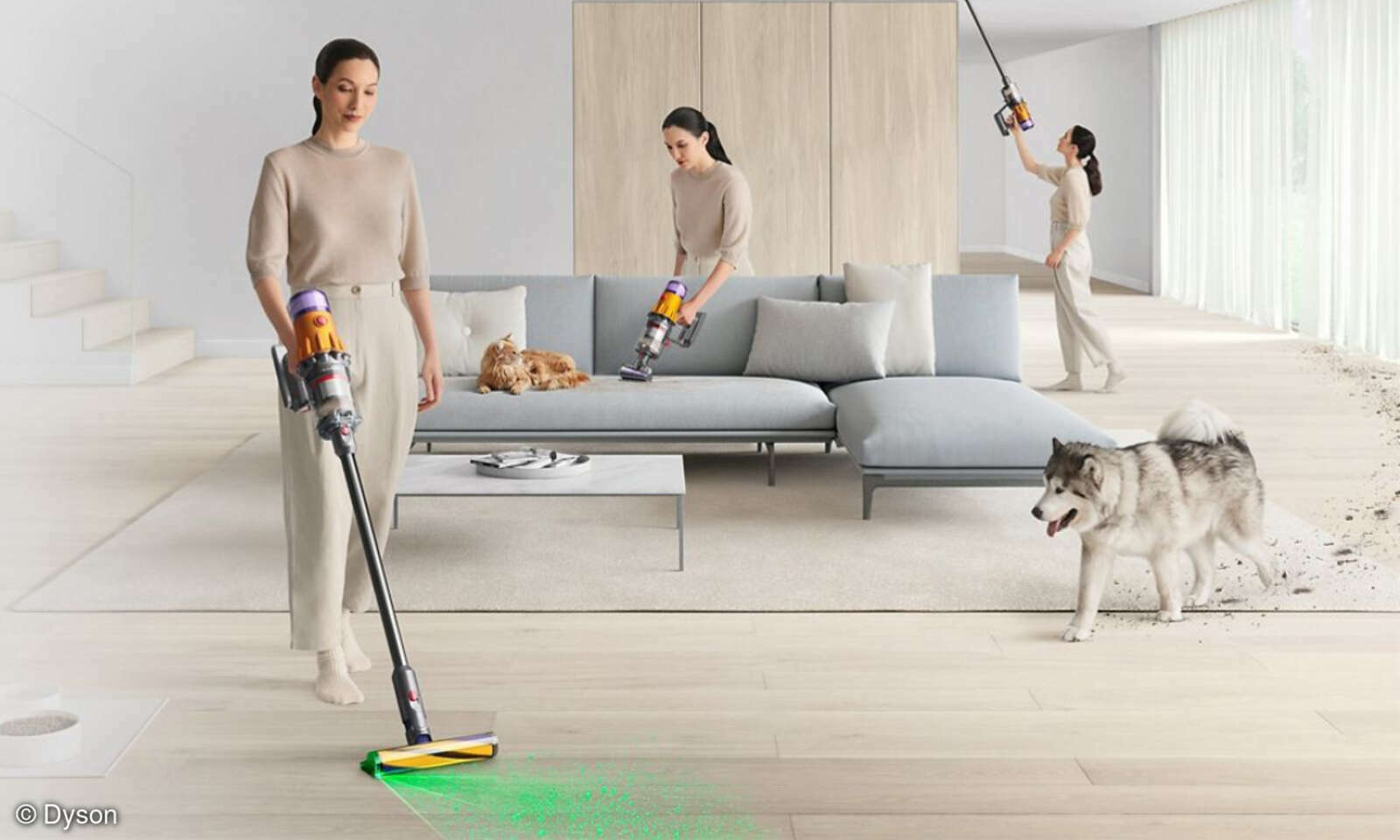 Dyson V15s Detect Submarine im Test: Reinigt trocken und nass - connect