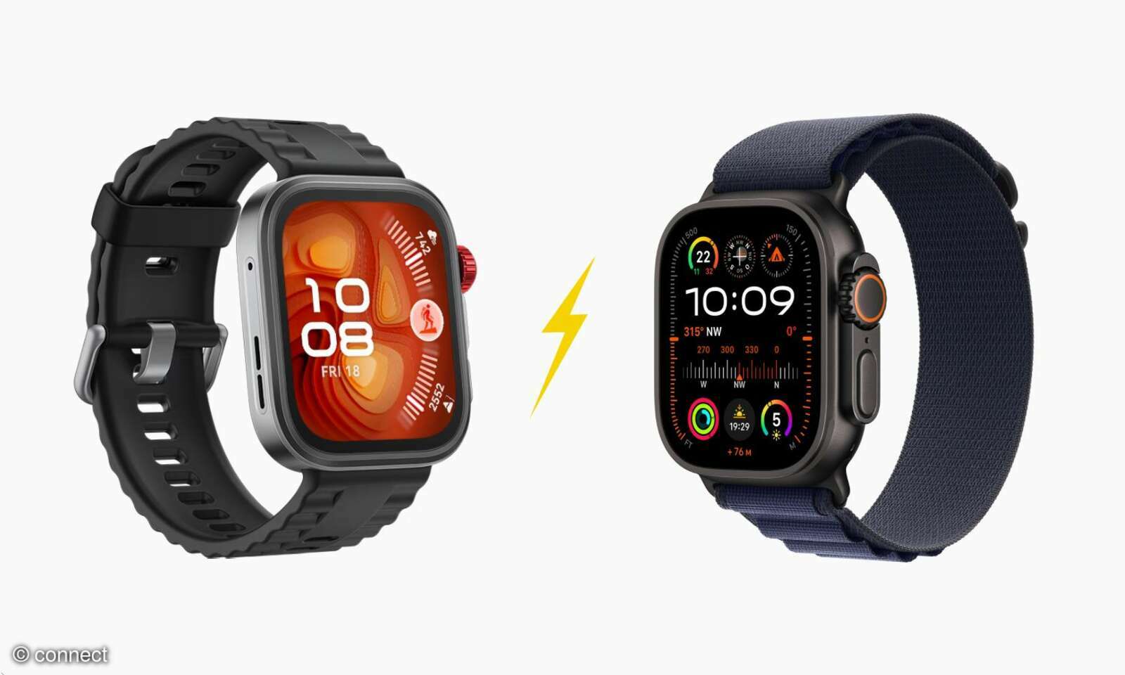 Huawei Watch Fit 4 Pro vs. Apple Watch Ultra 2: Wie viel Smartwatch ...