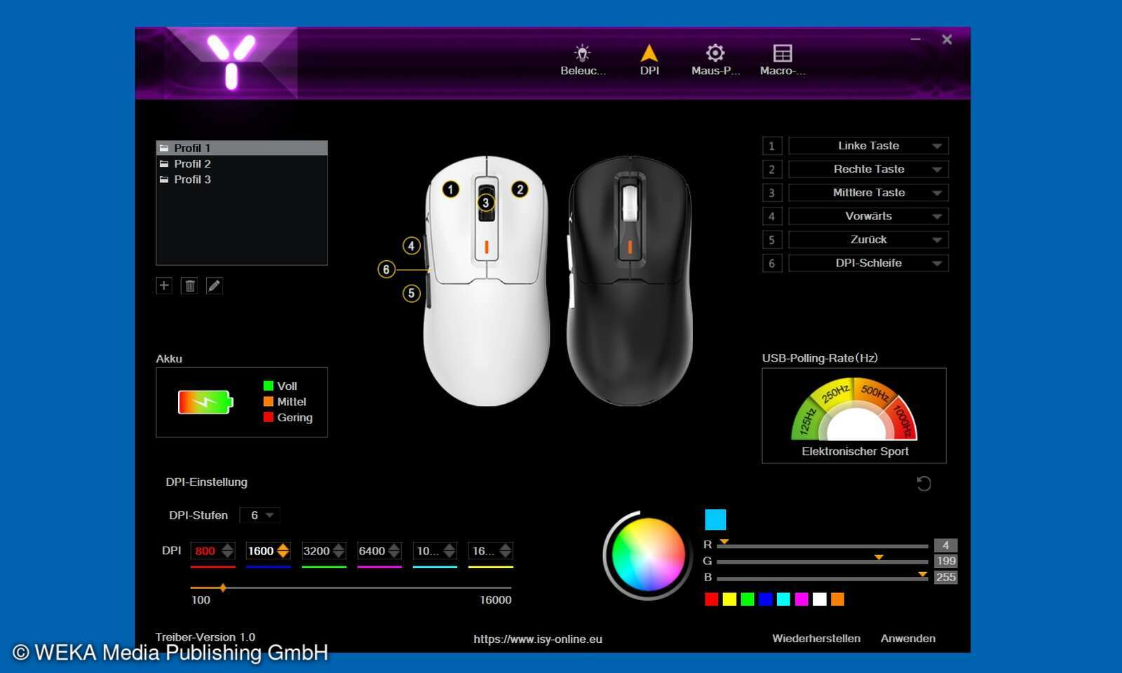 ISY IGM-6000-WT Gaming-Maus im Test - connect