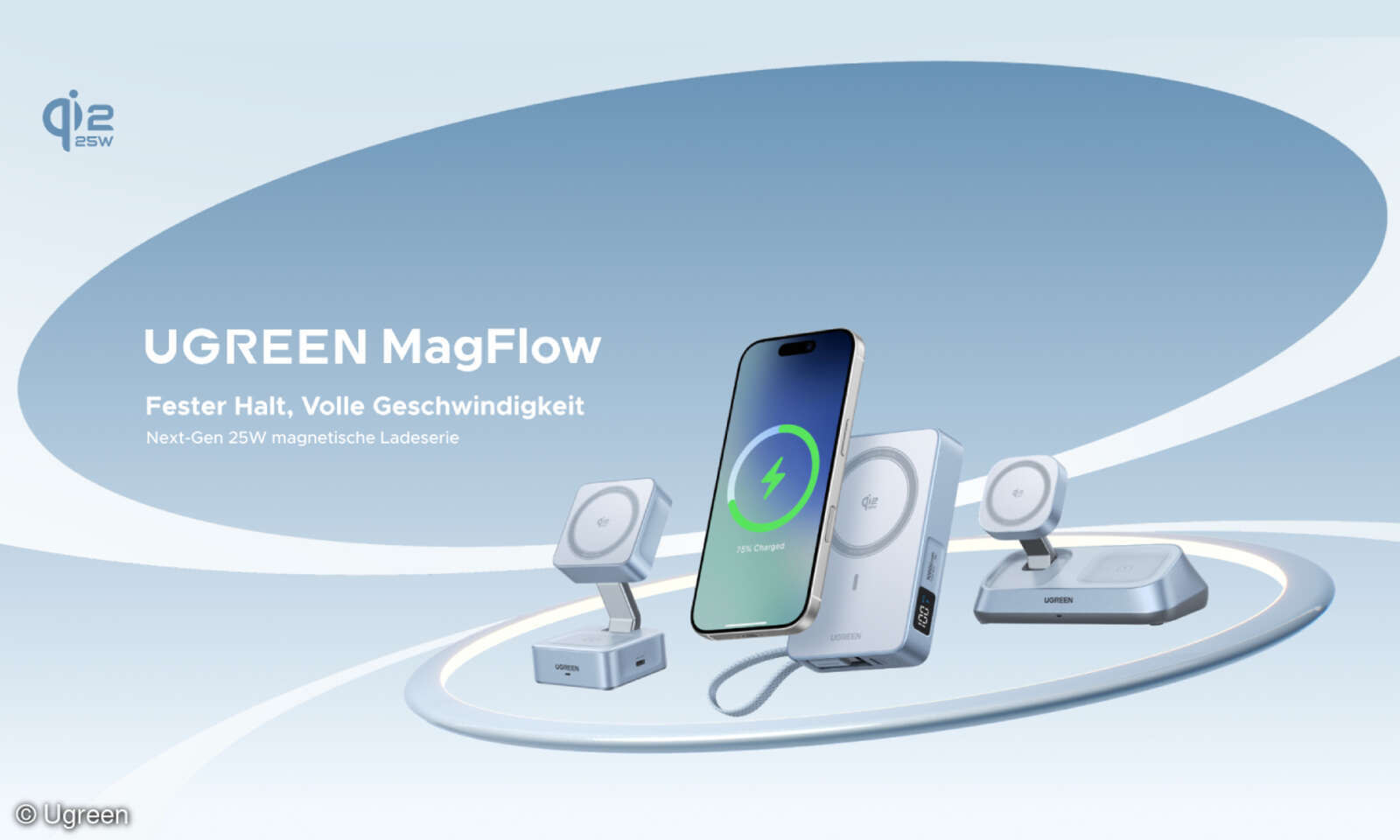 Neue Ugreen MagFlow-Serie mit 25W Qi2-Standard startet mit Rabatt - connect
