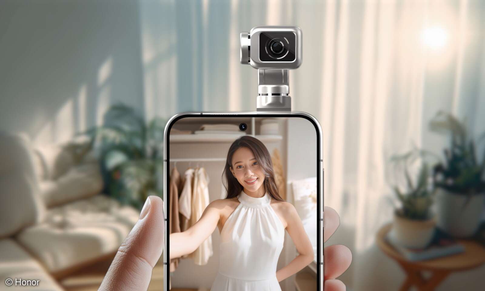 Honor zeigt Robot Phone mit ausklappbarer Gimbal-Kamera - connect