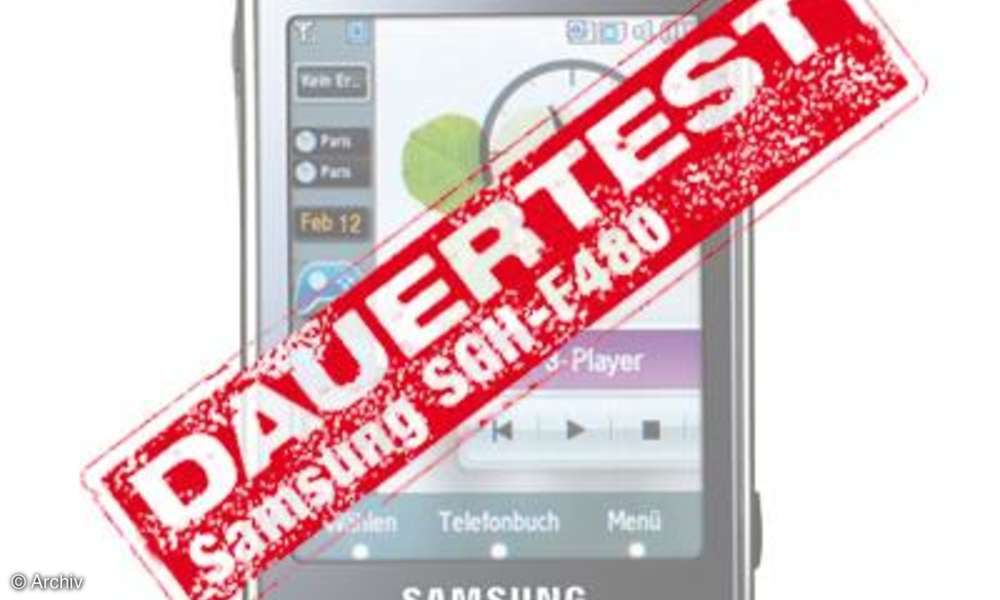 Dauertest Samsung SGH-F480 - connect