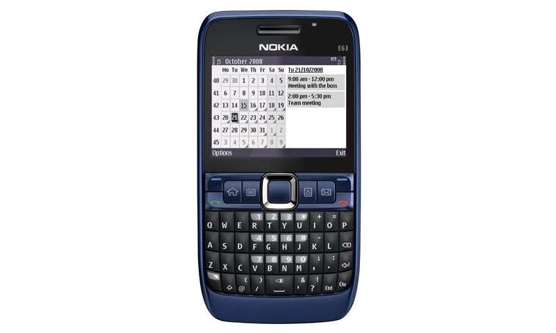 Nokia E63 - connect