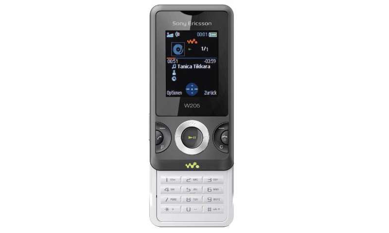 Sony Ericsson W205 - connect