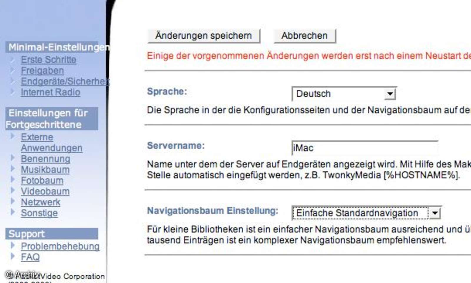 Ratgeber: Twonky Media Server - connect