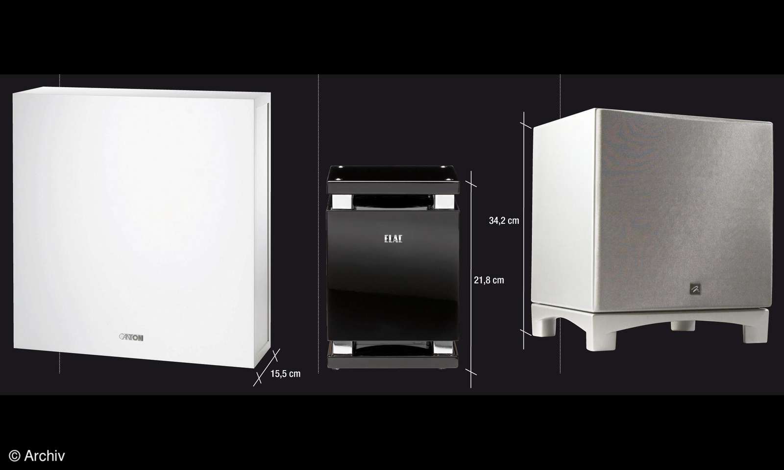 Subwoofer Elac MicroSub - connect