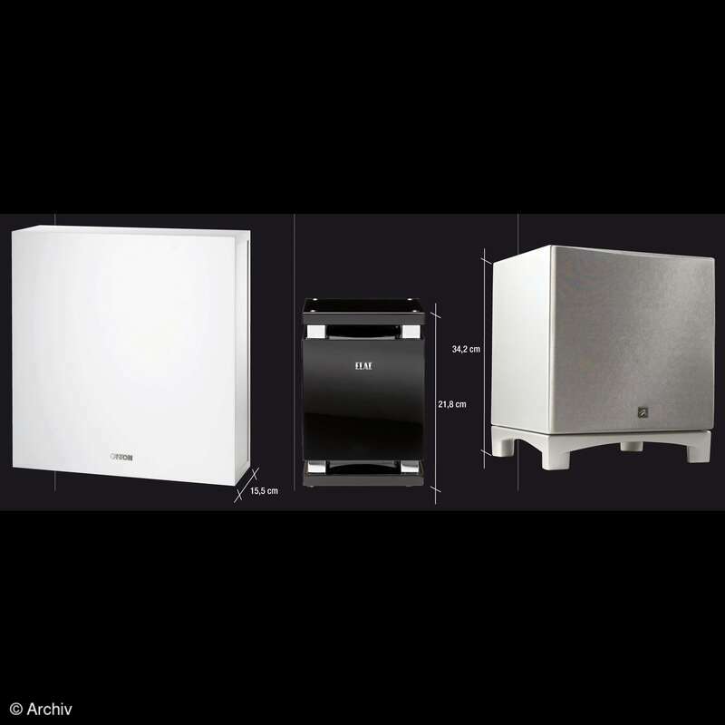 Subwoofer Elac MicroSub - connect