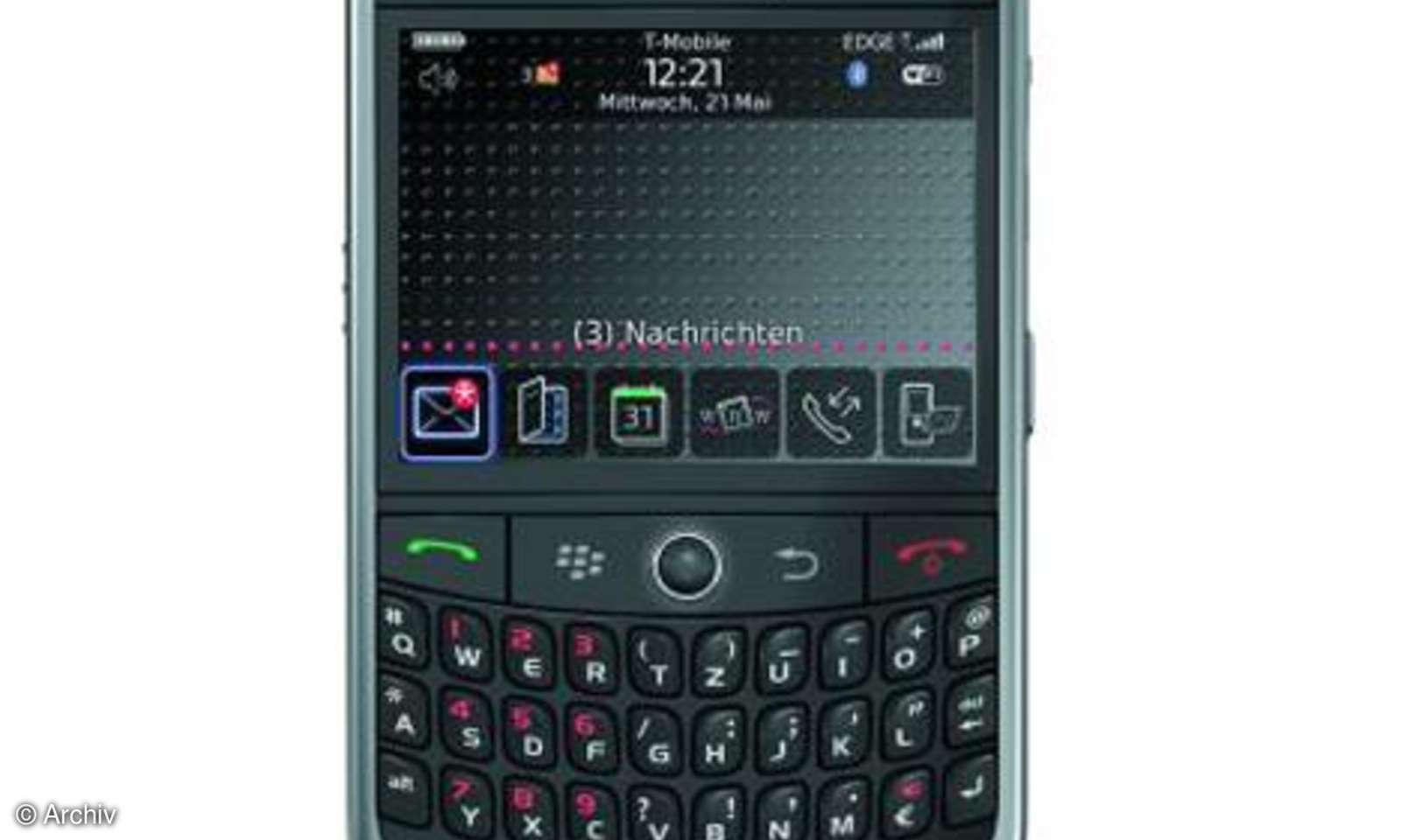 Blackberry Curve 8900 - connect