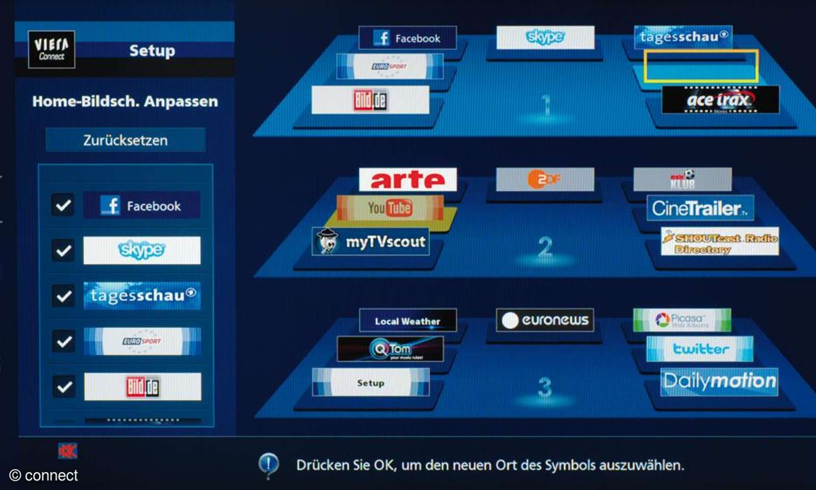 Panasonic Viera Connect im Test - connect