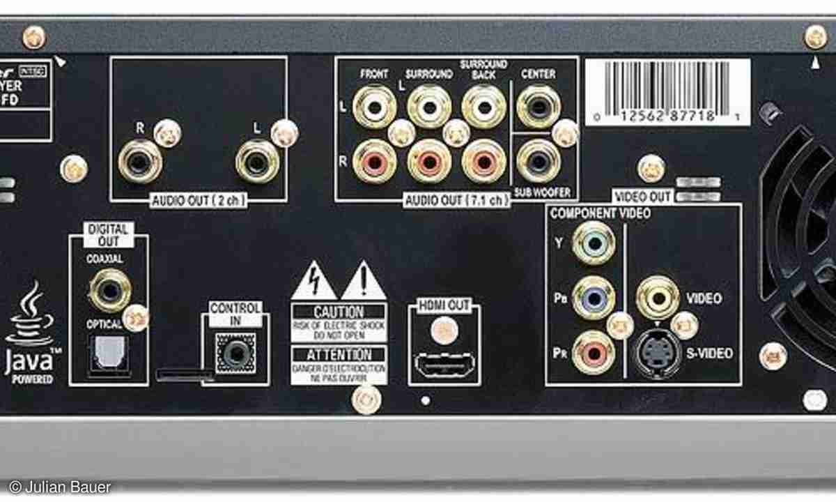 Blu-ray-Player Pioneer BDP LX 71 - connect Blu-ray-Player Pioneer BDP LX 71 - connect